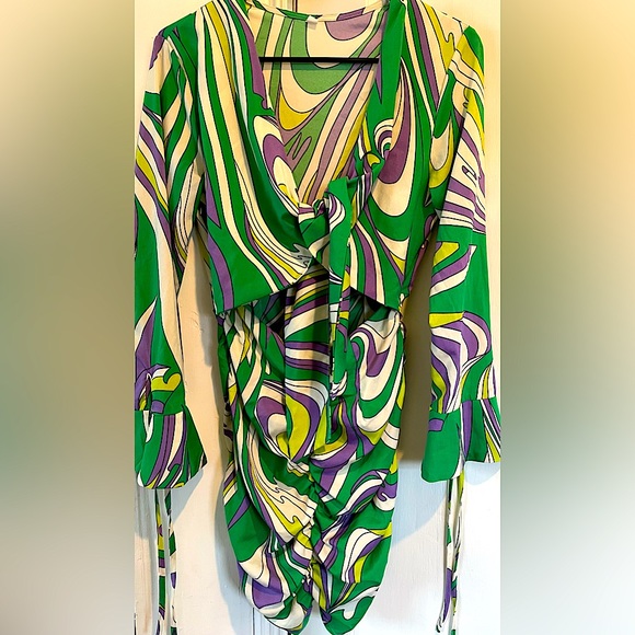 Dresses | Symmetrical Design Dress Very Flirty And Fun Ruched Backside ...